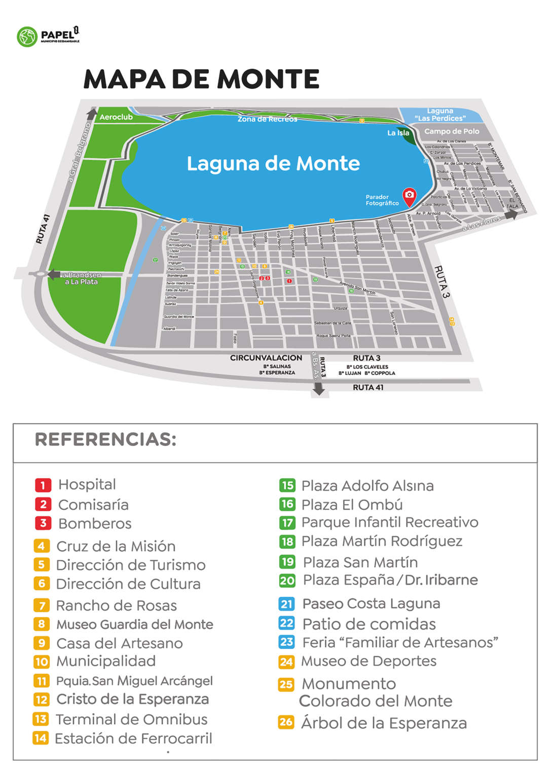 Mapa | Dirección de Turismo – Disfrutá Monte | Sitio de la Dirección de ...