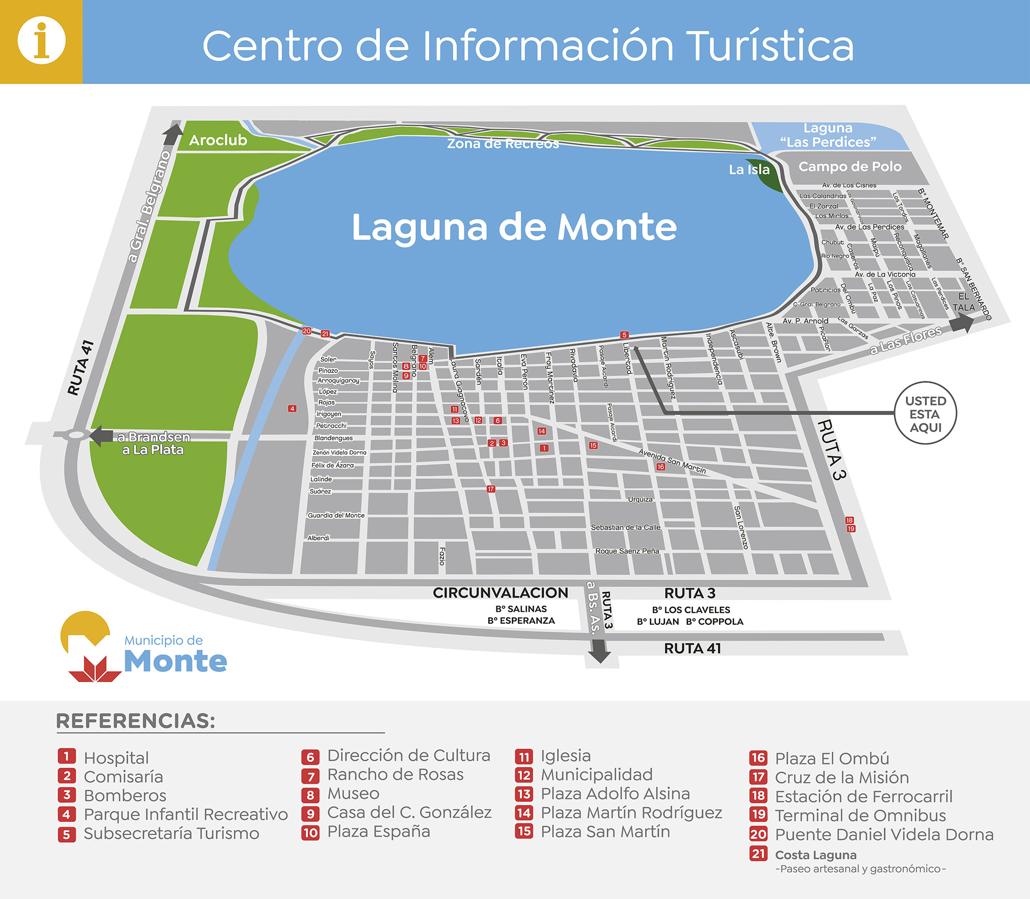 Mapa de la Ciudad – Municipalidad de Monte